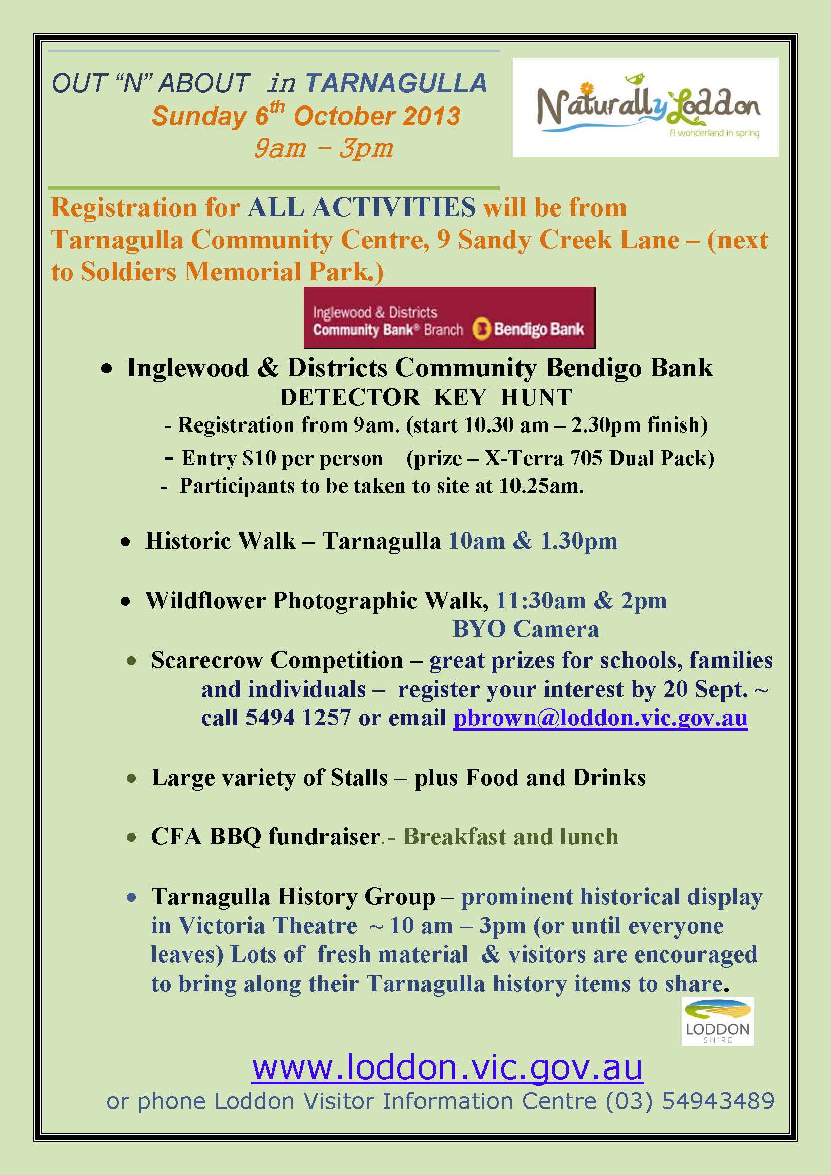 Tarnagulla activities | Waanyarra Revisited